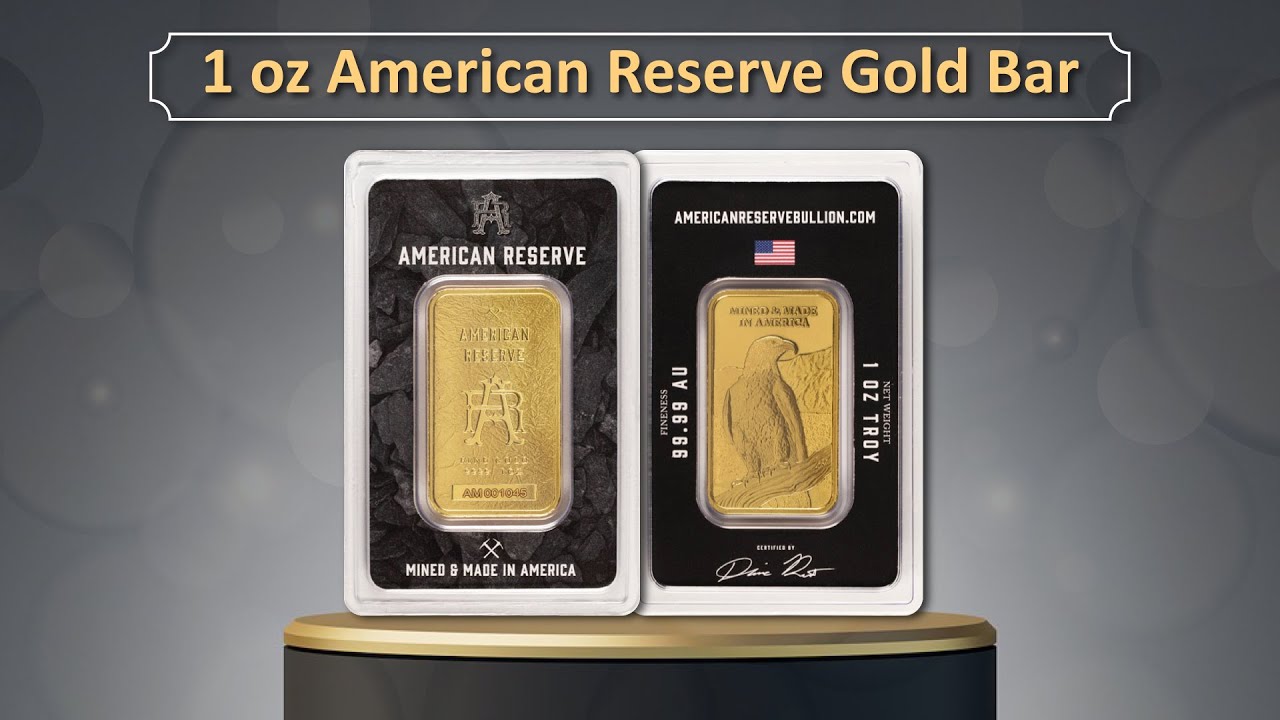 1 oz American Reserve Gold Bar | BOLD Precious Metals - YouTube