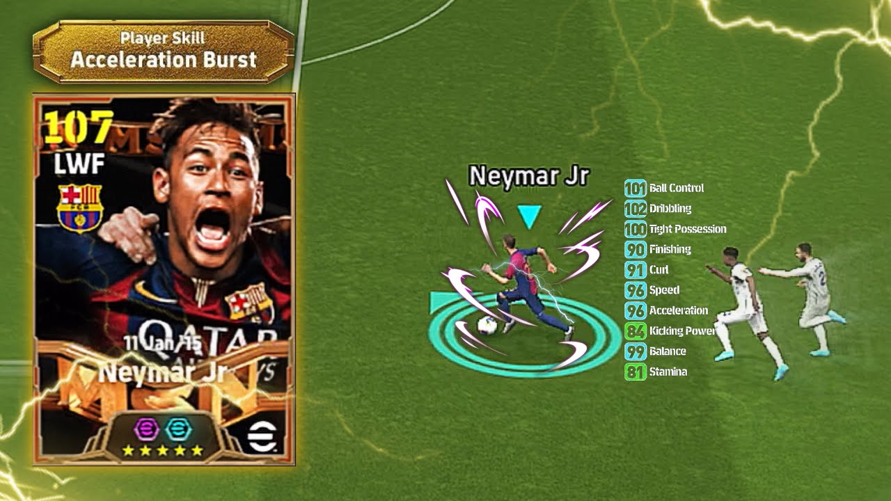 NEYMAR JR NHƯ HỔ MỌC THÊM CÁNH VỚI SKILL ĐẶC BIỆT MỚI ACCELERATION ...