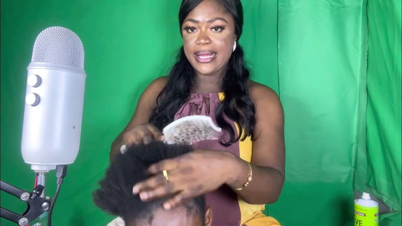 ASMR SOFT WHISPER SCALP SCRATCHING,HAIR PARTING WITH GUM SOUND. - YouTube