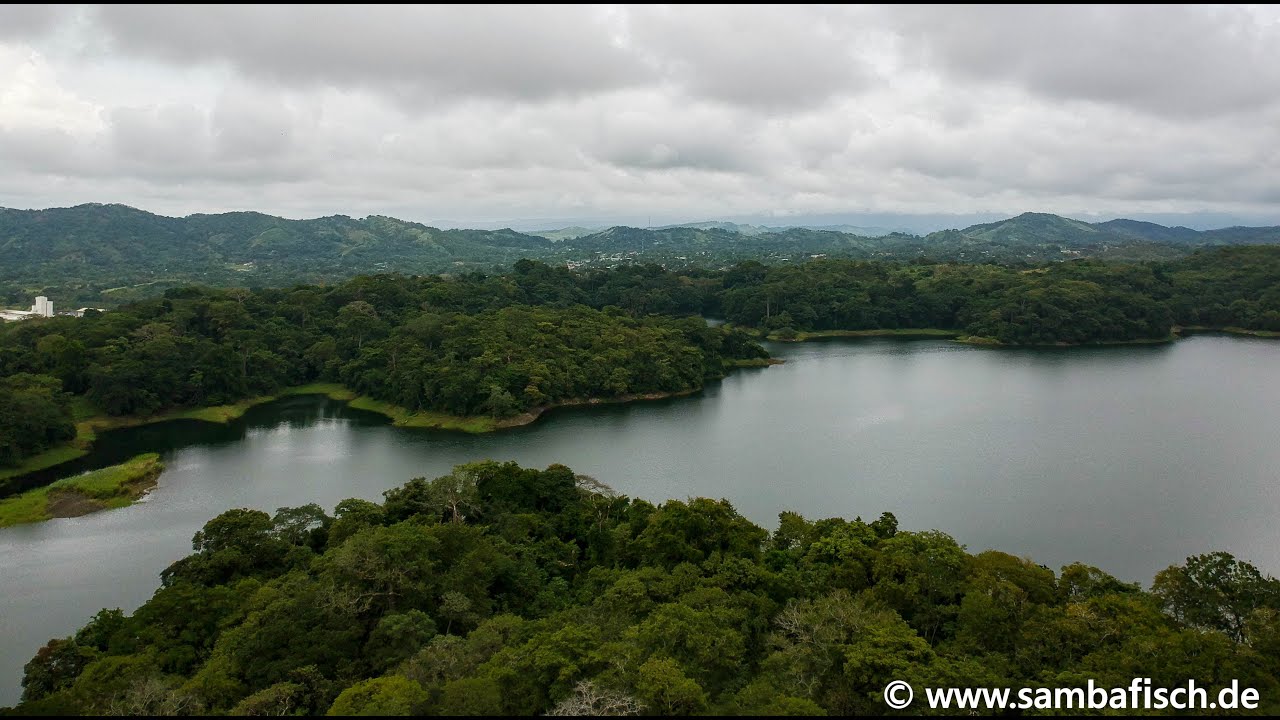Madden Dam Panama Chagres River Drone Video DJI Spark - YouTube