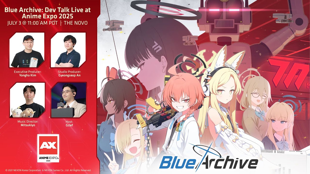 Blue Archive: Dev Talk Live at AX 2025 💙 - YouTube