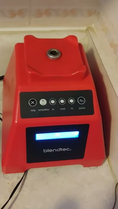 Blendtec overload troubleshoot - YouTube