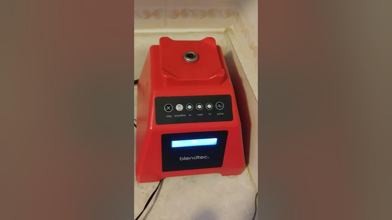Blendtec overload troubleshoot - YouTube