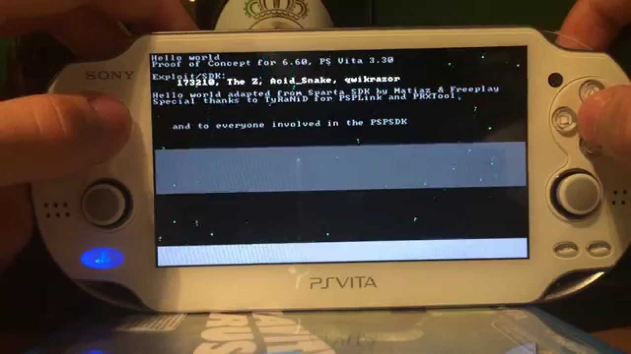 PS Vita: Hello World for Firmware 3.30 - YouTube