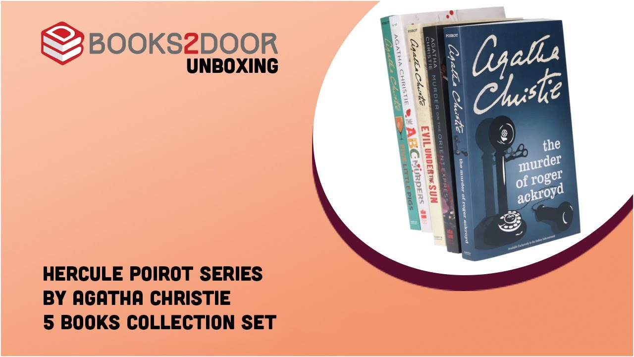 Hercule Poirot Series By Agatha Christie 5 Books Collection Set at ...