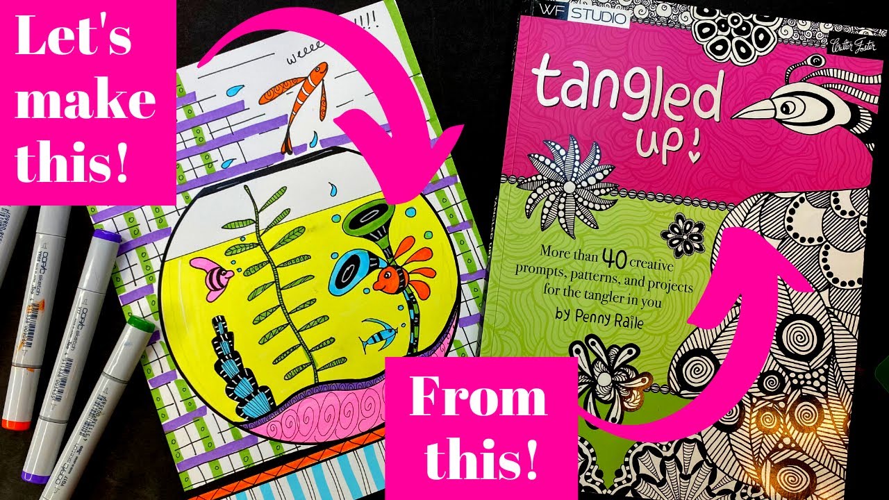 CUTE & EASY Zentangle Art Project [Perfect for Beginners Just Learning ...