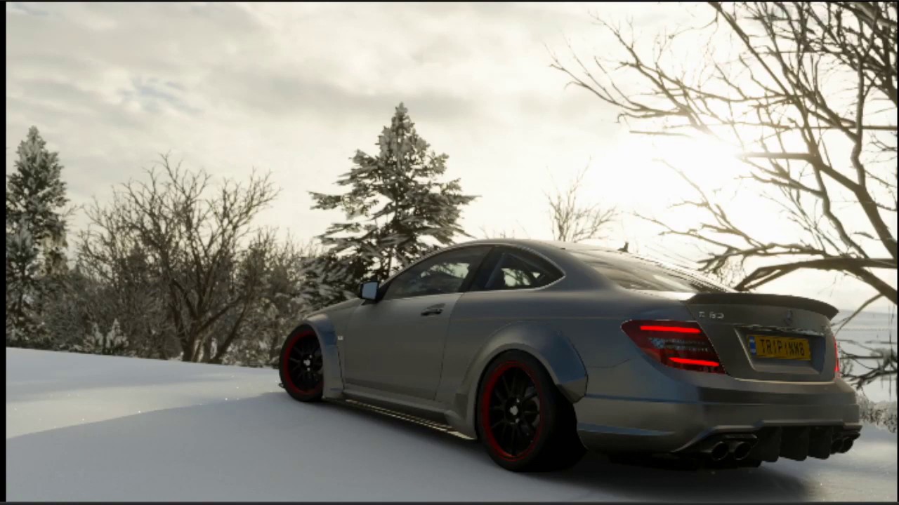 c63 snow Drift in FH4 NBDB EP2 S2 - YouTube