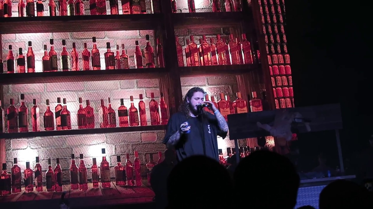 Post Malone Speaking Stoney Tour Dallas tx - YouTube
