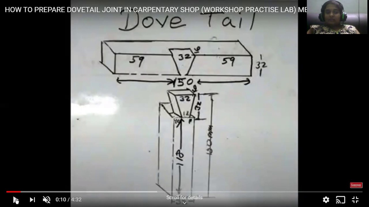 BASIC CARPENTRY DOVETAIL - YouTube