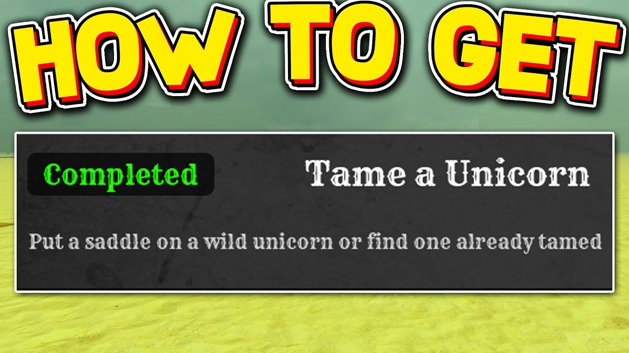 How To GET & TAME A UNICORN in DEAD RAILS! ROBLOX - YouTube