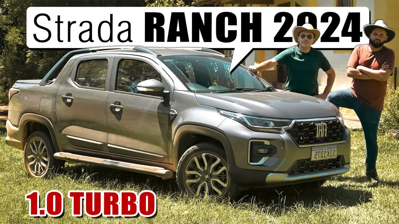 FIAT Strada RANCH 2024 com motor 1.0 Turbo! Testamos na terra! - YouTube