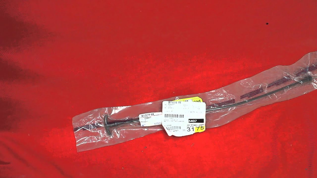 1980 1981 Trans Am Hood Release Cable - YouTube