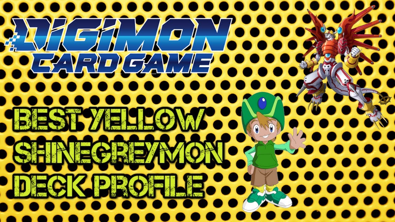 Digimon Card Game Best Yellow ShineGreymon Deck Profile - YouTube
