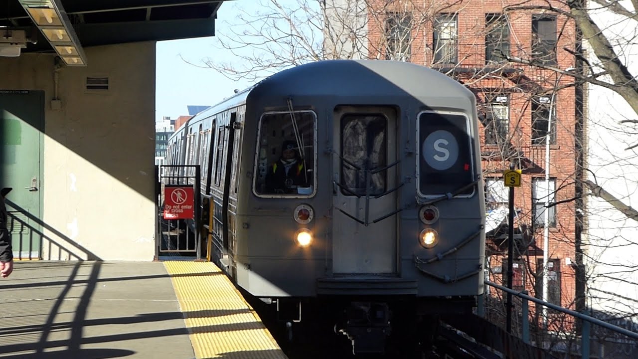 MTA New York City Subway: Prospect Park-bound R68 Shuttle Train at the ...