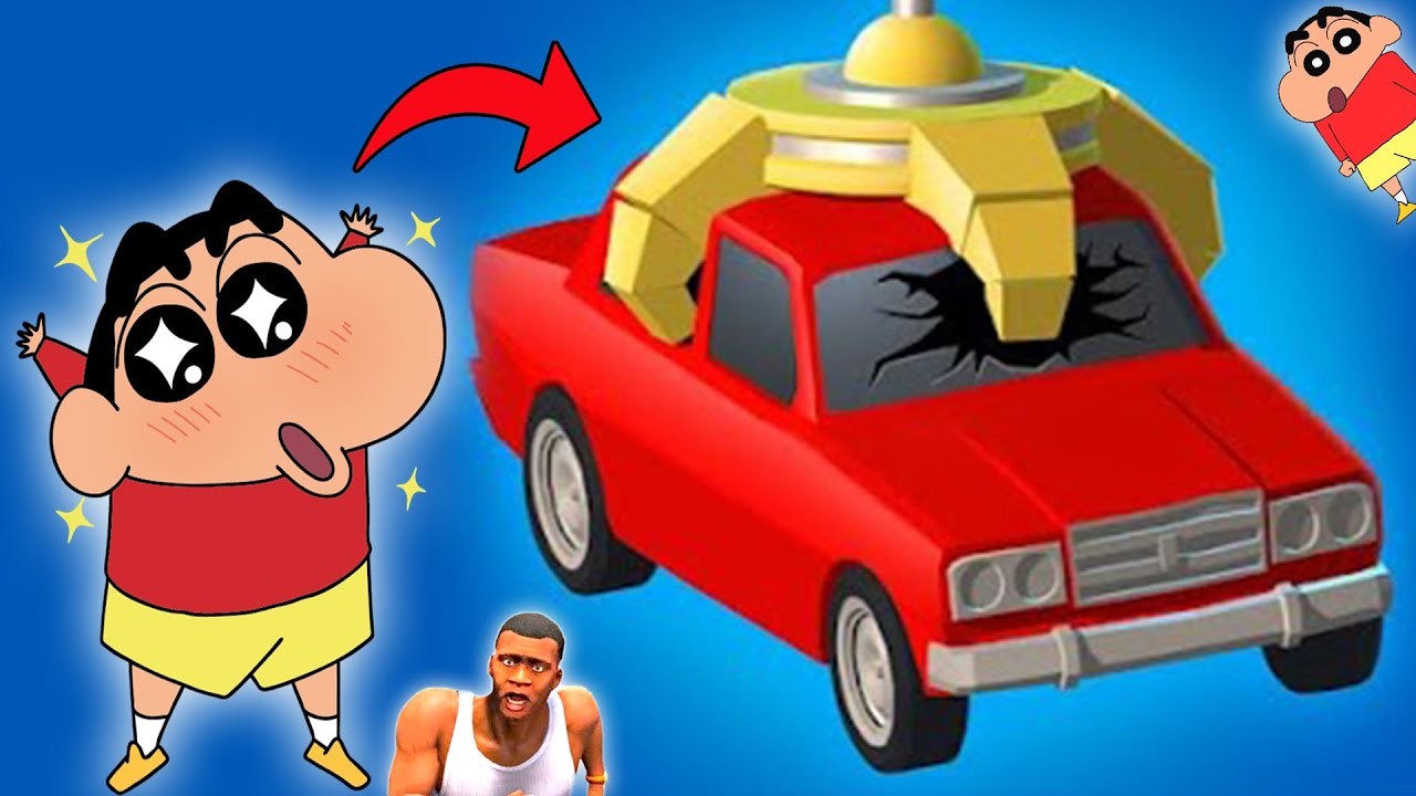 SHINCHAN and I Opened CAR SCRAPYARD Business with CHOP | NOOB vs PRO vs HACKER in Scrapyard ...