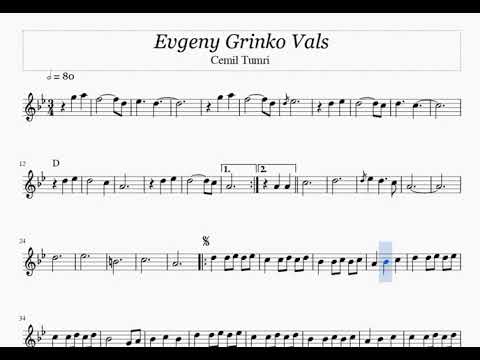 Evgeny Grinko Vals Keman Düzenlemesi - YouTube