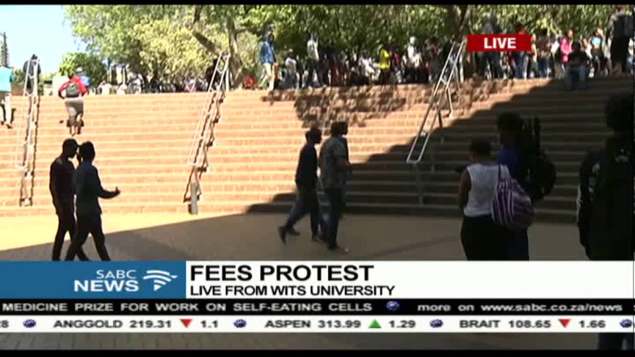 Wits students not willing to allow any academic activity - YouTube