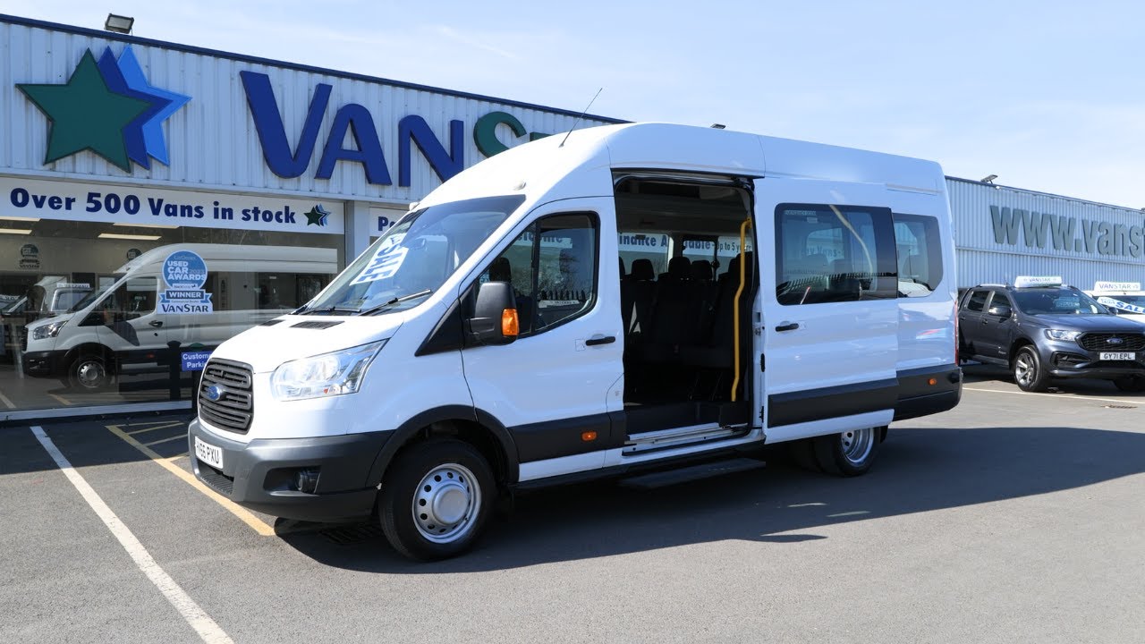 Ford Transit 460 17 Seater Minibus Trend Edition Frozen White L4 X-long ...