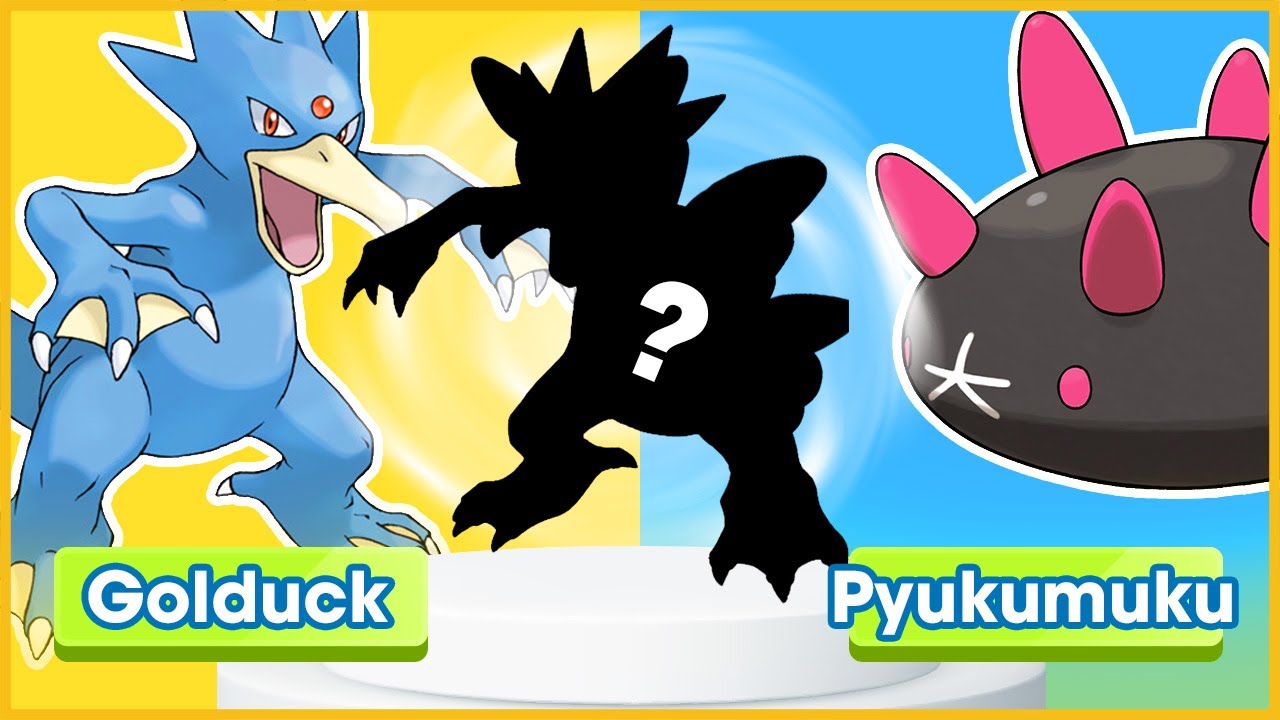 Pokemon Fusion | Golduck + Pyukumuku | pokemon infinite fusion ...