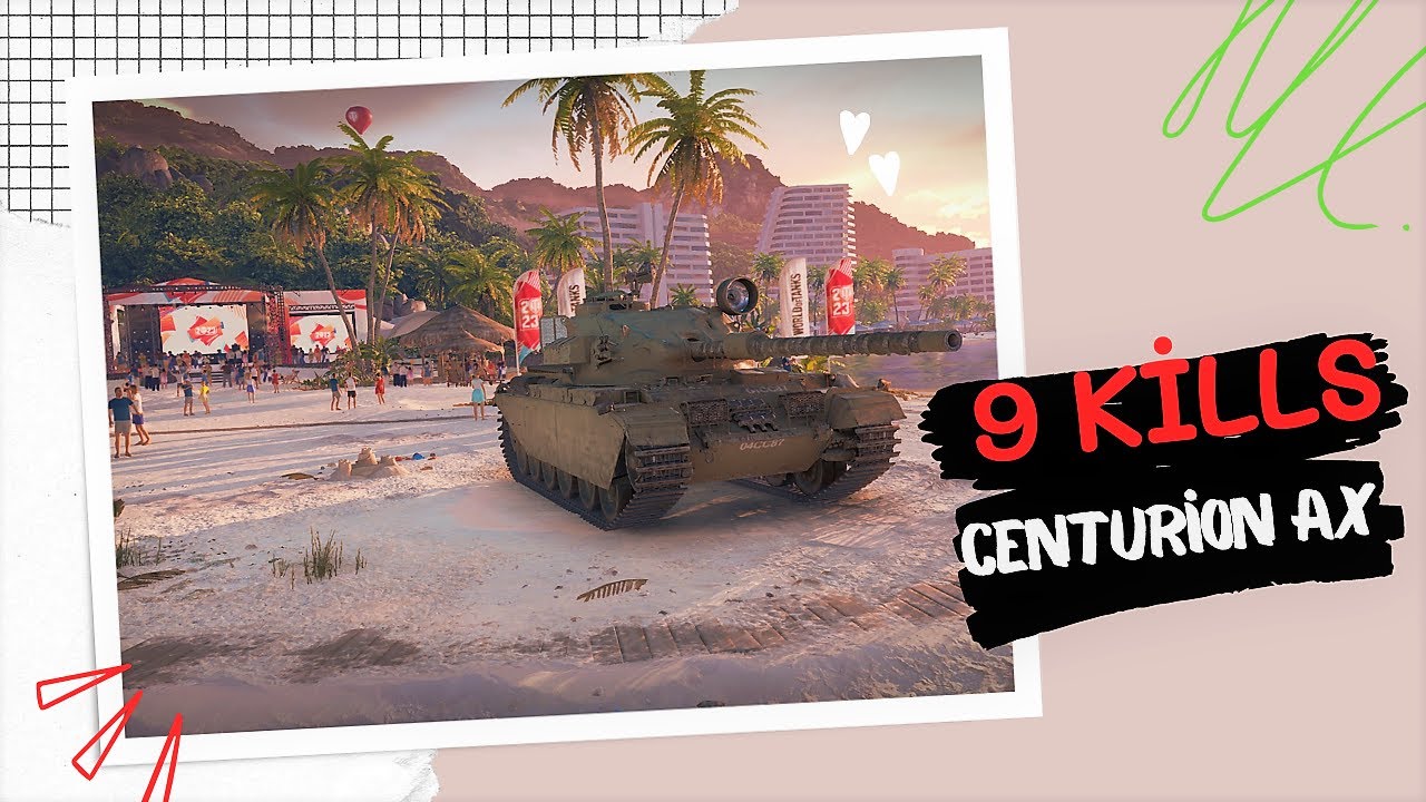 Ultimate Centurion AX Showcase: 9 Kill Domination in World of Tanks ...