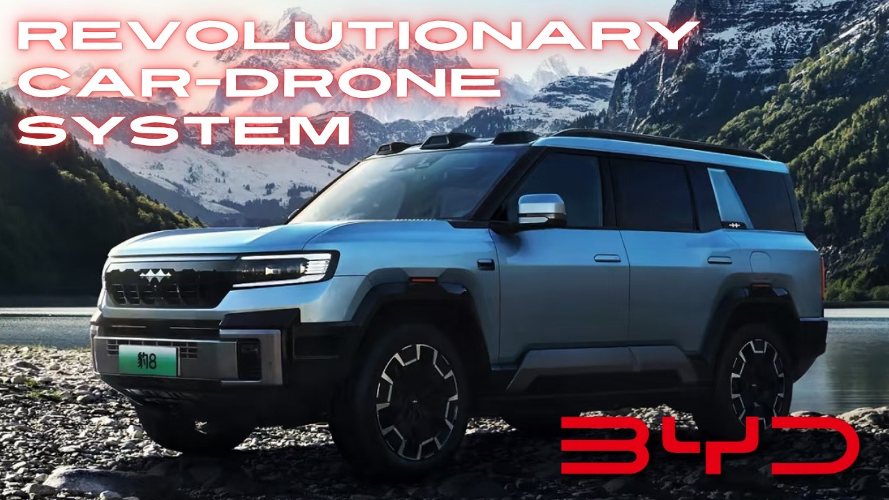 BYD & DJI Unveil the World's First In-Car Drone System: LingYuan Revolutionizes Travel! - YouTube