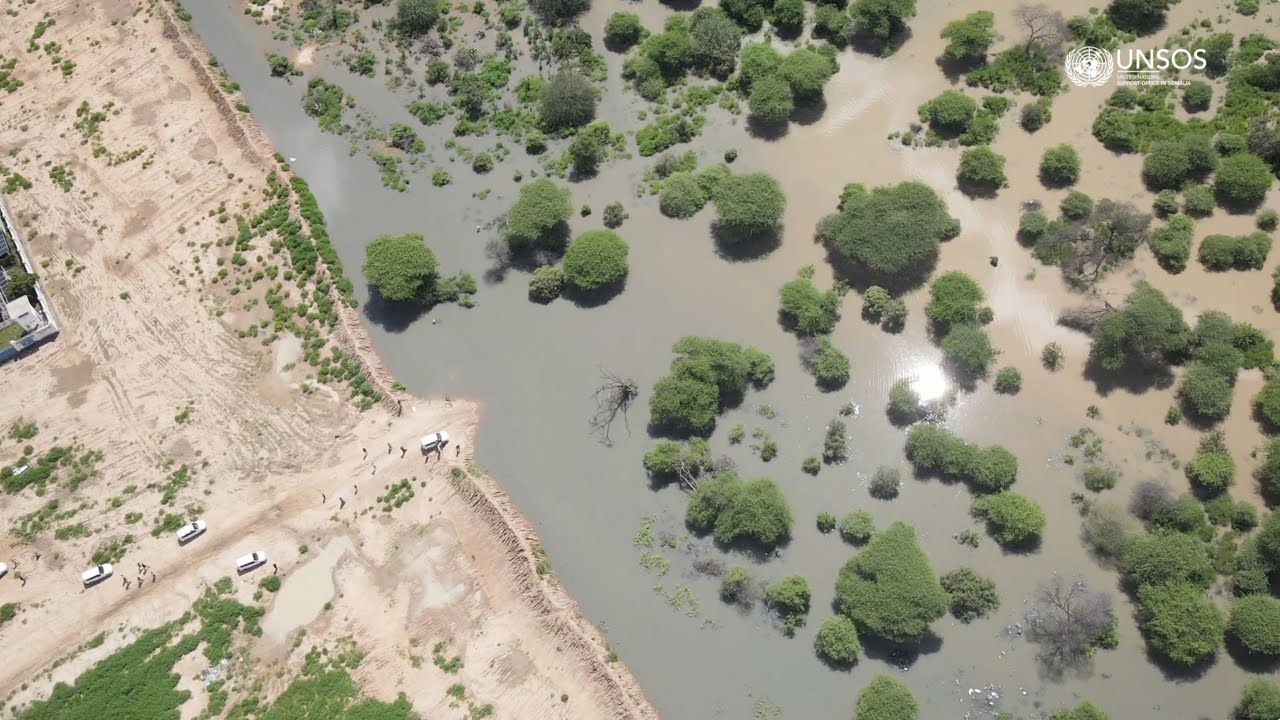 Joint UNSOS-ATMIS Team Assesses Impact of Flooding In Dhobley - YouTube