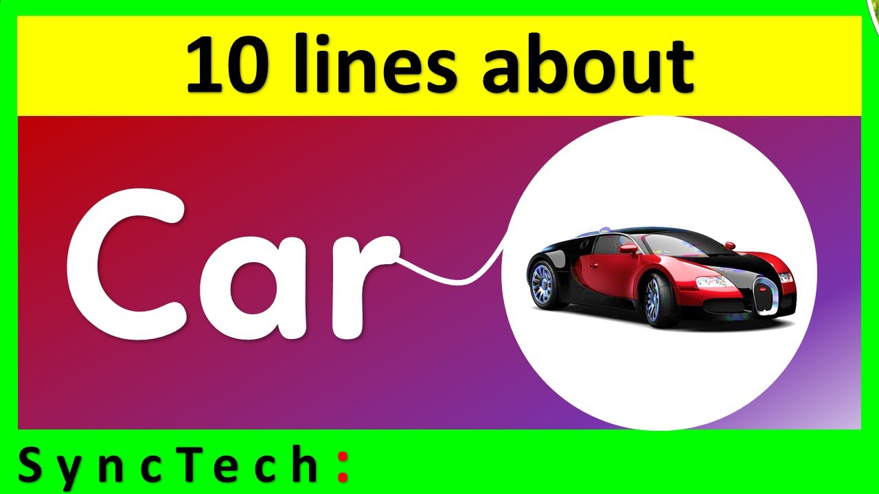 10 lines on car in English | Few lines about my car - YouTube