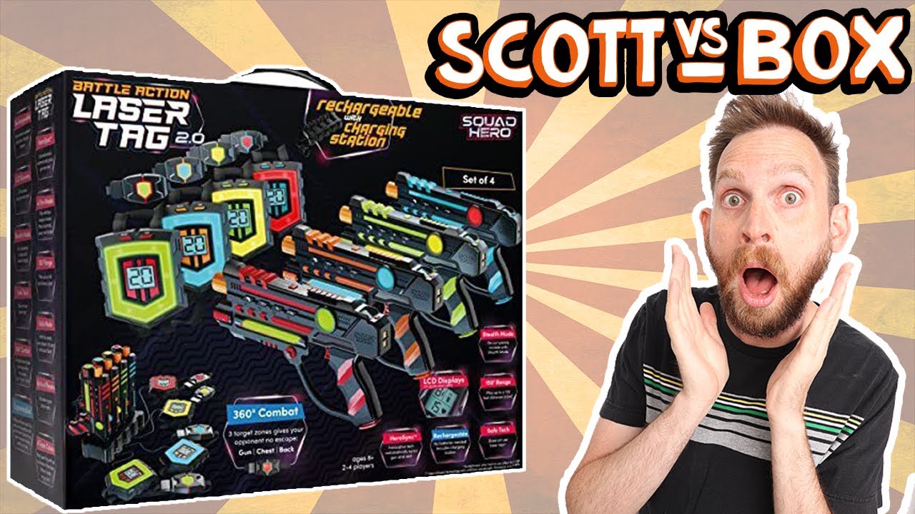 Armogear Rechargeable Laser Battle Set Unboxing - YouTube