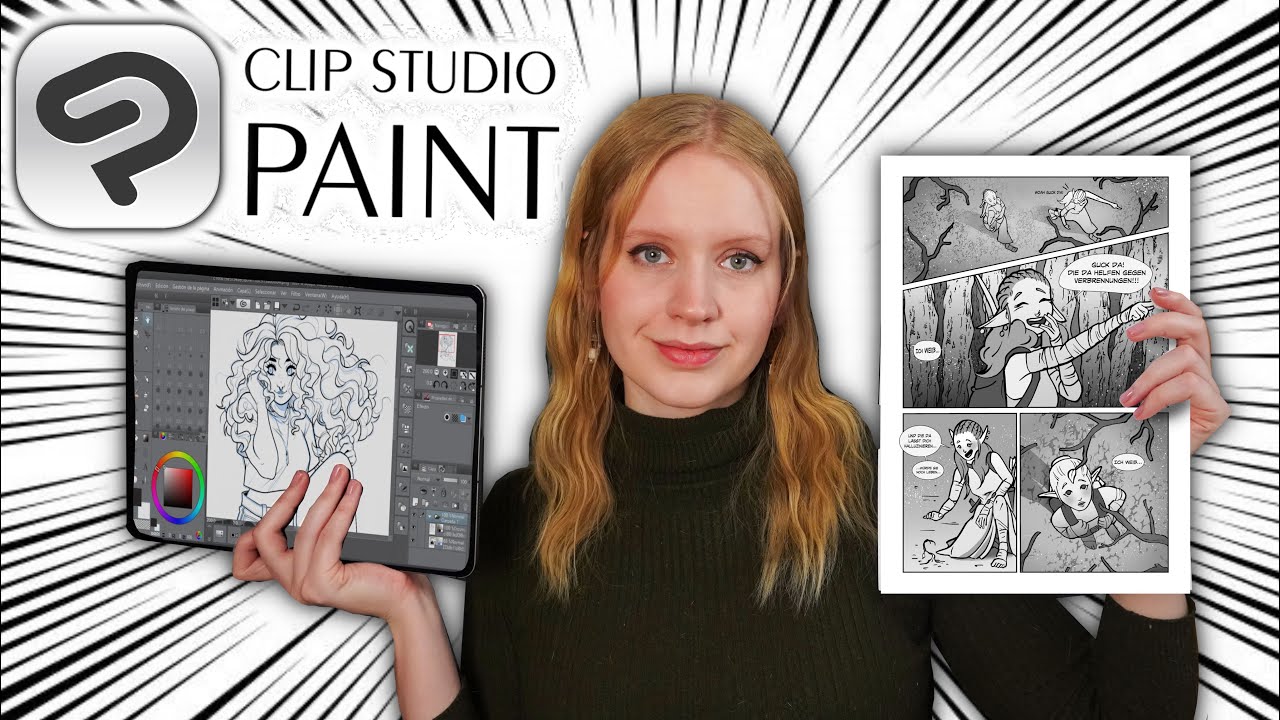 Lohnt sich CLIP STUDIO PAINT!? - Ich gestalte einen Comic zu meinem Buch! - YouTube