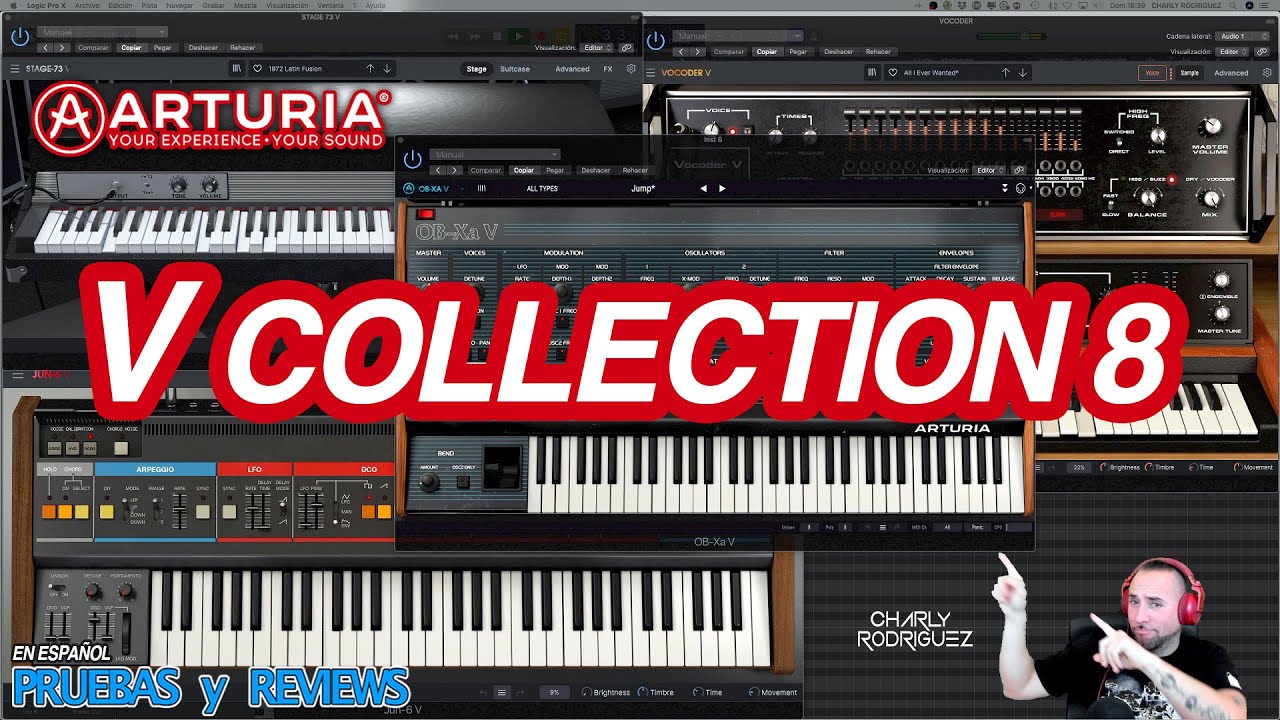 ARTURIA "V COLLECTION 8" PROBANDO LOS NUEVOS SINTES Y SUS NOVEDADES 🤯 ...