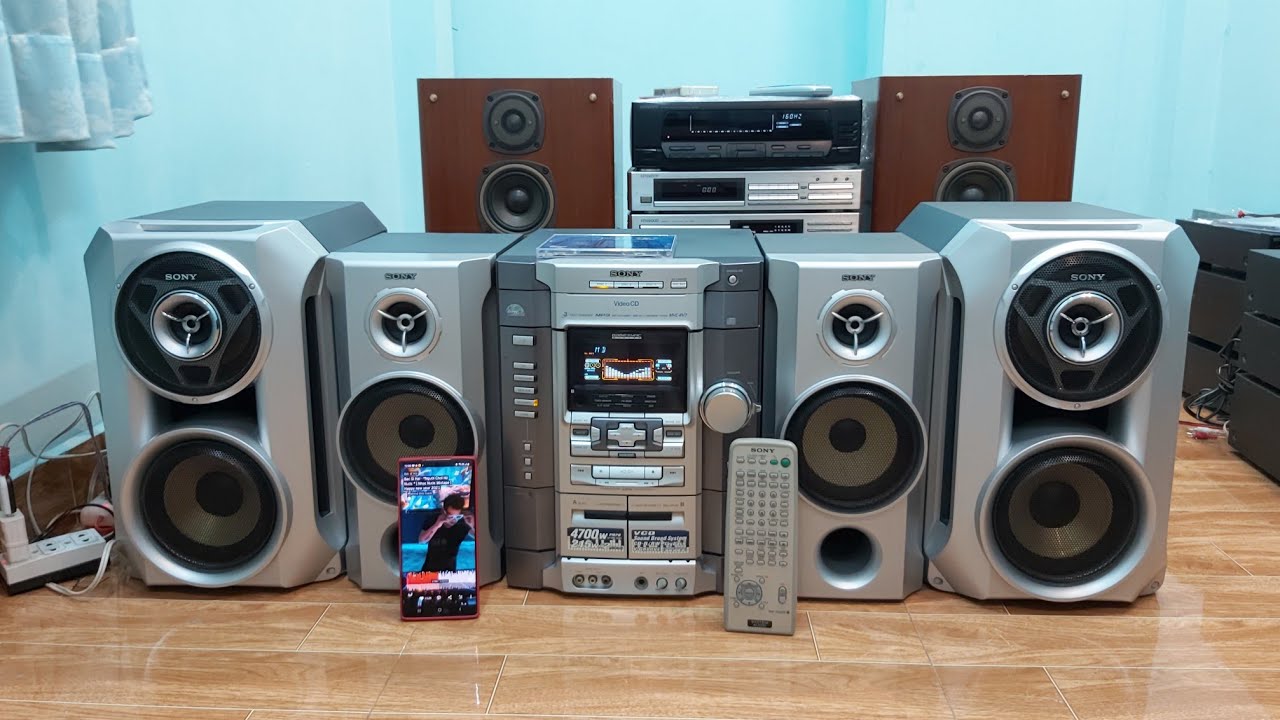 Sony RV7 CS 4700W Bass đôi có thêm 2 loa Sub rời chỉnh 2 chế độ chơi ...