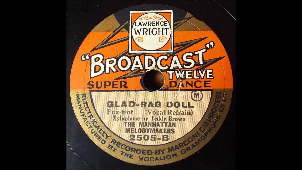 Glad-Rag Doll, The Manhattan Melodymakers, 1929 - YouTube