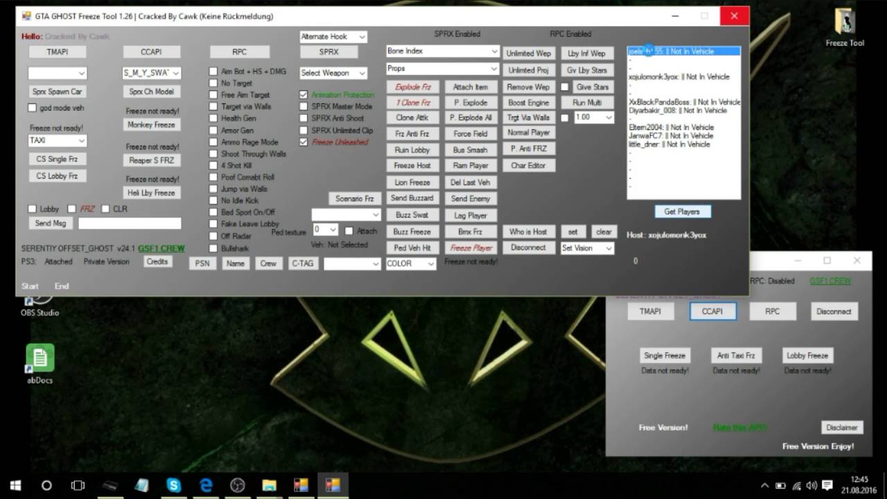 Ghost Tool SPRX DEX - YouTube