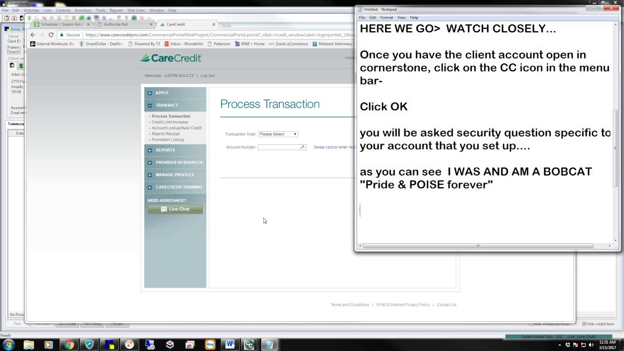 Care Credit Swann Animal Clinic - YouTube