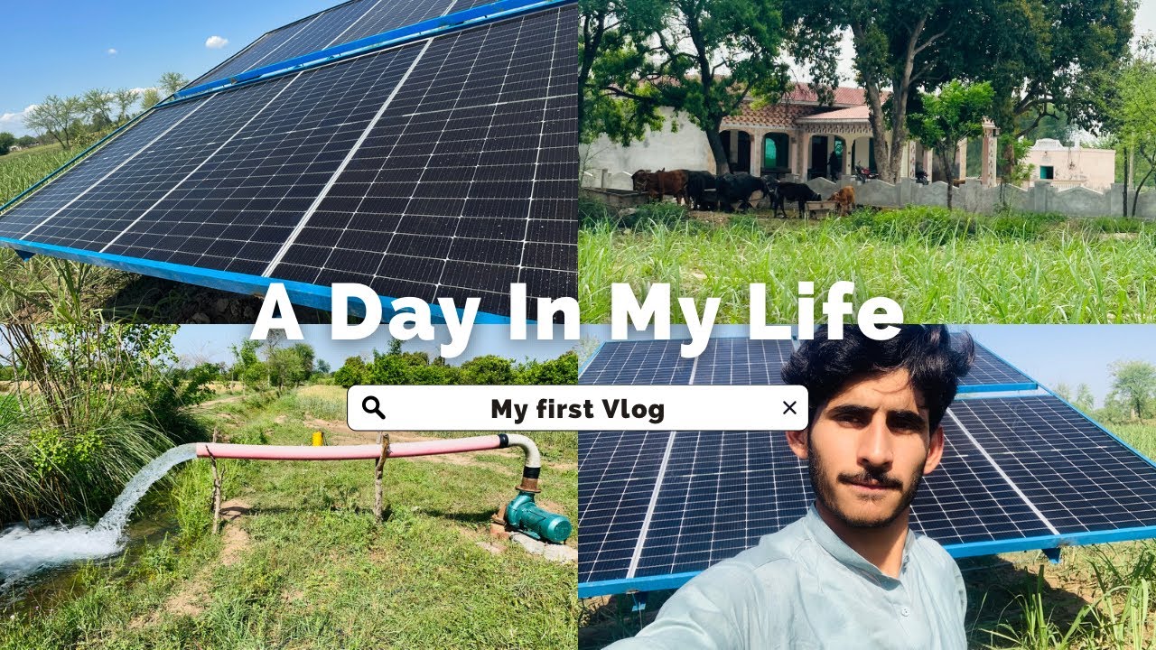 My first ever vlog( Our solar panels review) - YouTube