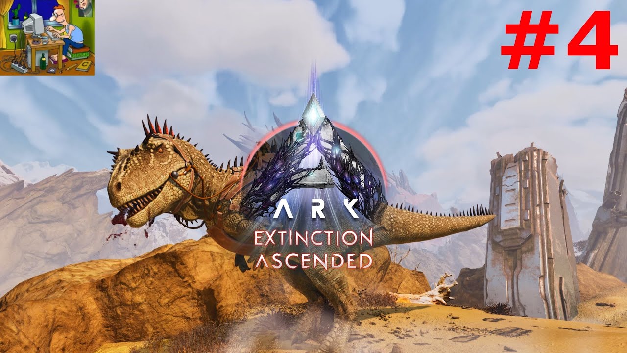 ARK: Extinction Ascended # 4 За новым Кархародонтозавром. - YouTube