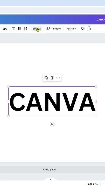 OUTLINE TEXT EFFECT TUTORIAL IN CANVA | TEXT OUTLINE EFFECT | - YouTube