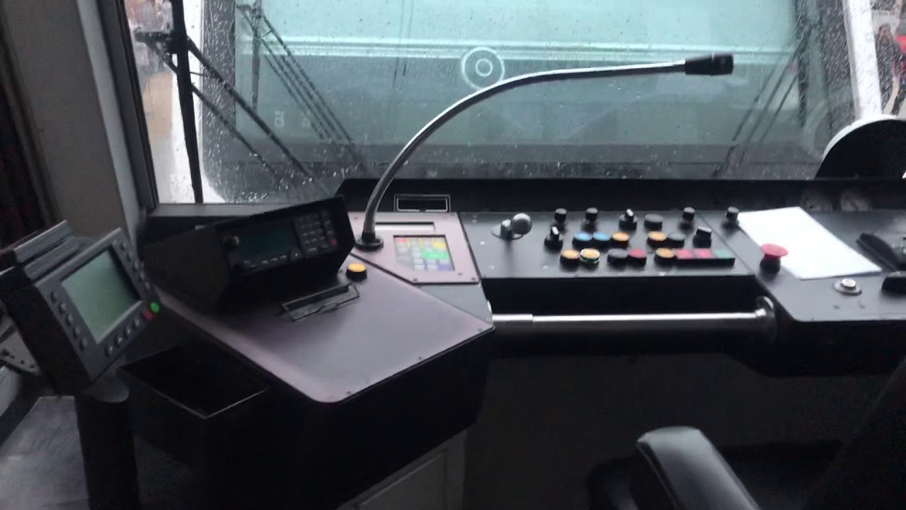 DART Light Rail Driver’s Compartment - YouTube