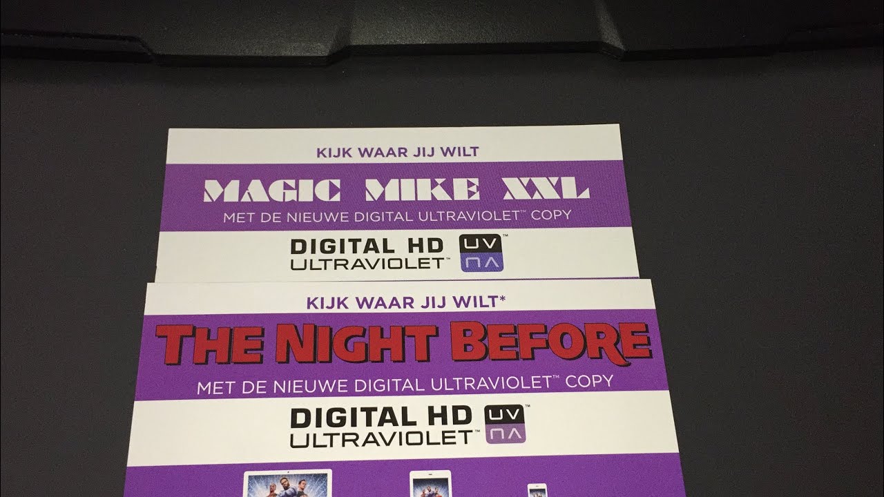 FREE Ultraviolet codes: The Night Before and Magic Mike XXL - YouTube