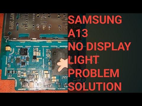 Samsung A13 display light problem solution #blackscreen - YouTube