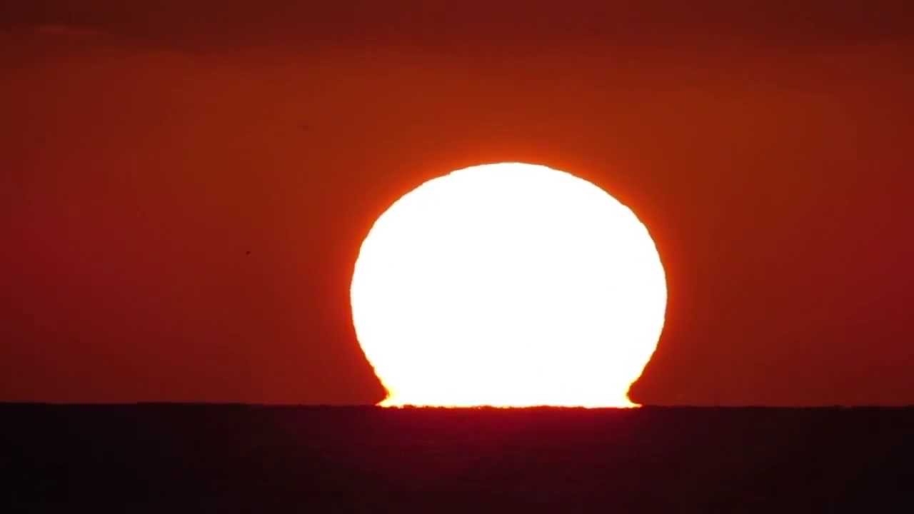 Tutto in un tramonto: Sole ad Omega - Green flash - blue - Macchie ...