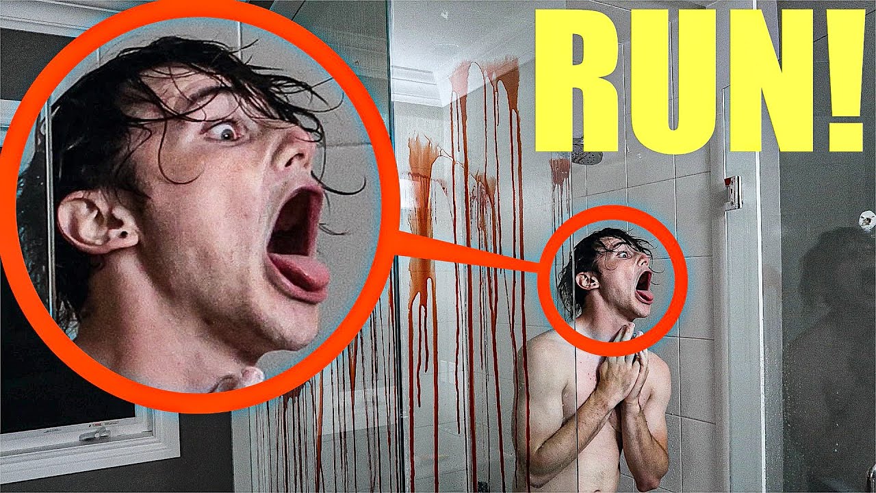 If you ever see your roommate do this in the shower RUN! - YouTube