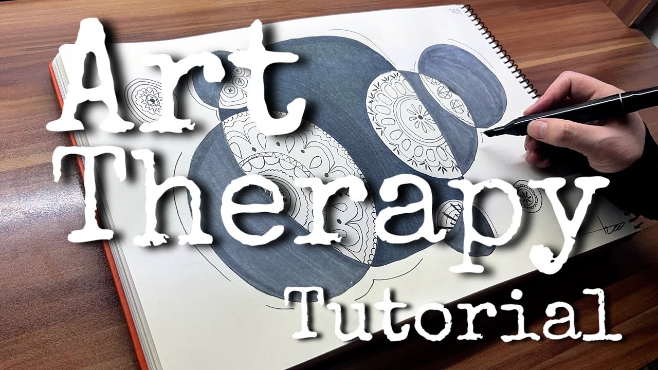Follow-Along Art Therapy | Easy Drawing to Calm Your Mind (No Talking ...