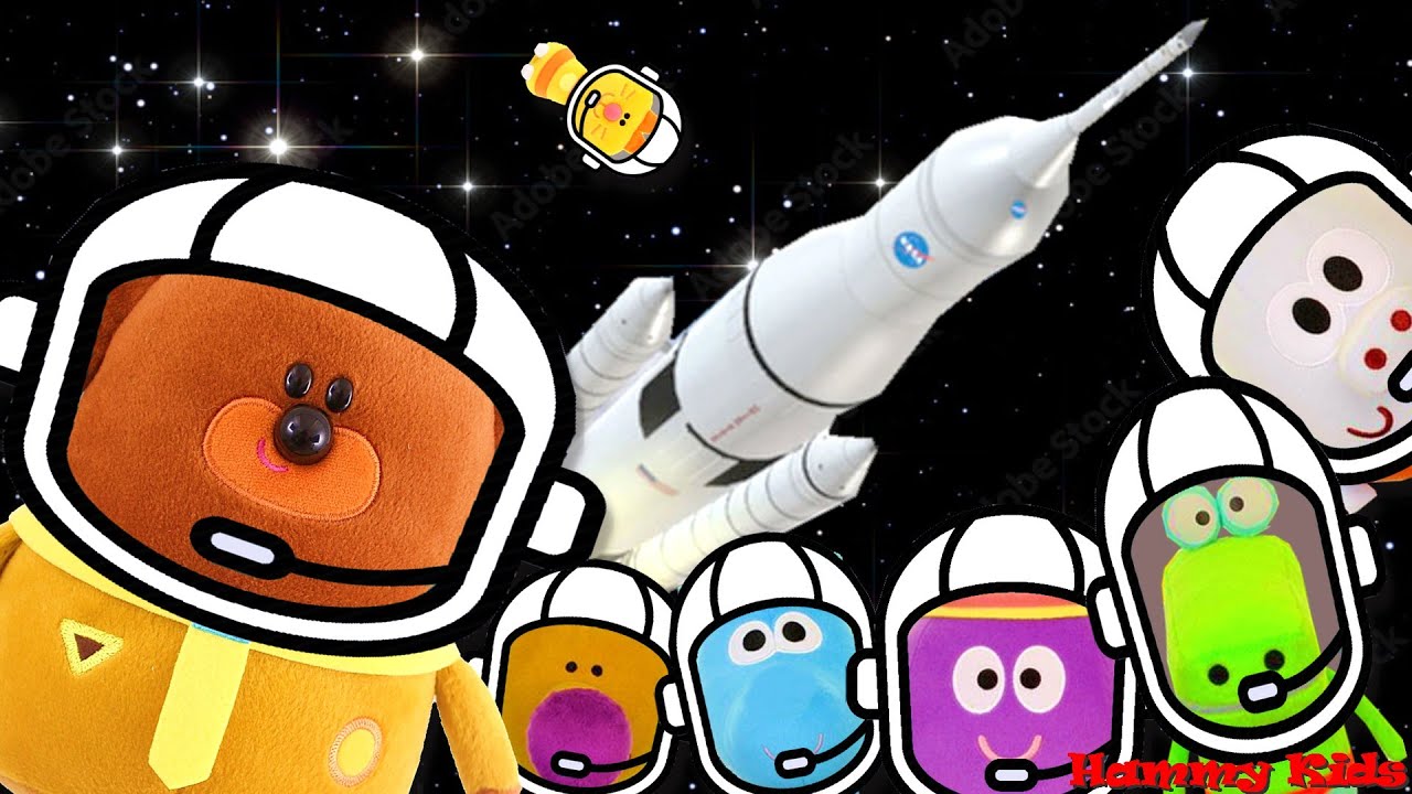 Hey Duggee & The Squirrells Space Walk Mission - Hammy Kids - YouTube