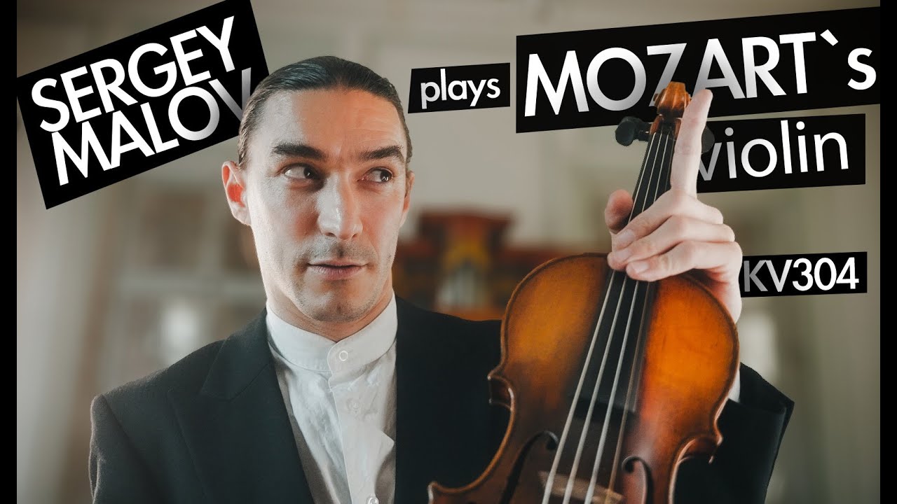 Sergey Malov plays Sonata e minor KV 304 on Mozart's own violin, Florian Birsak, Piano - YouTube