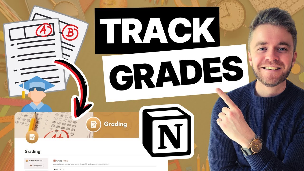 Track Student Grades EASILY in Notion - YouTube