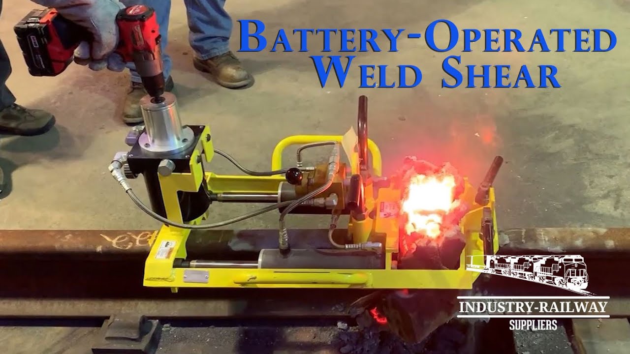 Battery Operated Tool | Matweld Railroad Weld Shear - YouTube