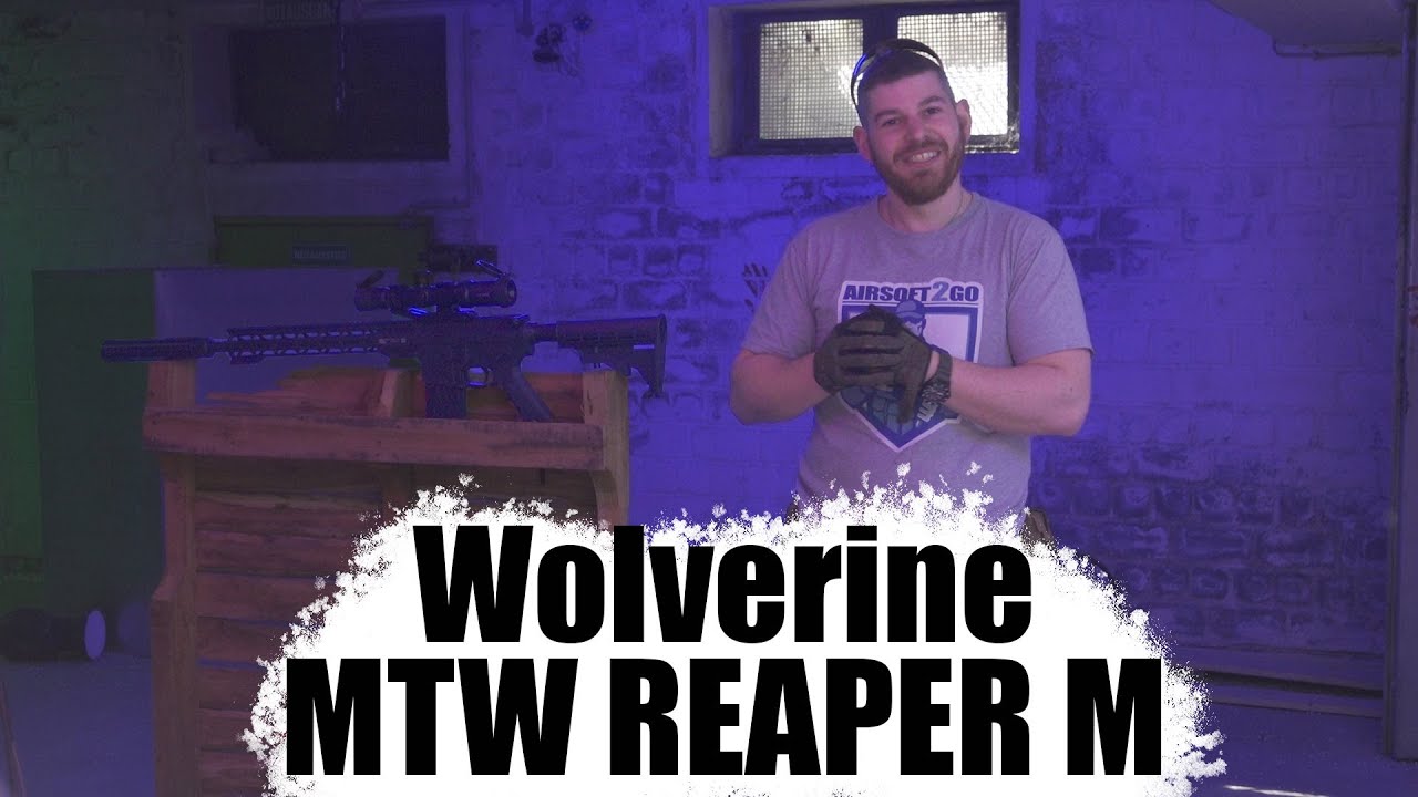 Wolverine MTW REAPER M - voll mechanische HPA Airsoft - YouTube
