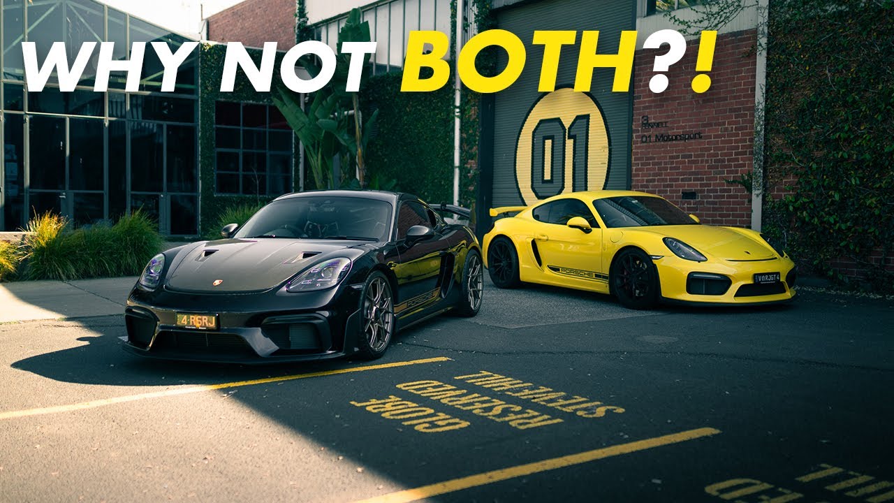 Jackie's Porsche GT4RS and 981 GT4 - the perfect two car garage? - YouTube