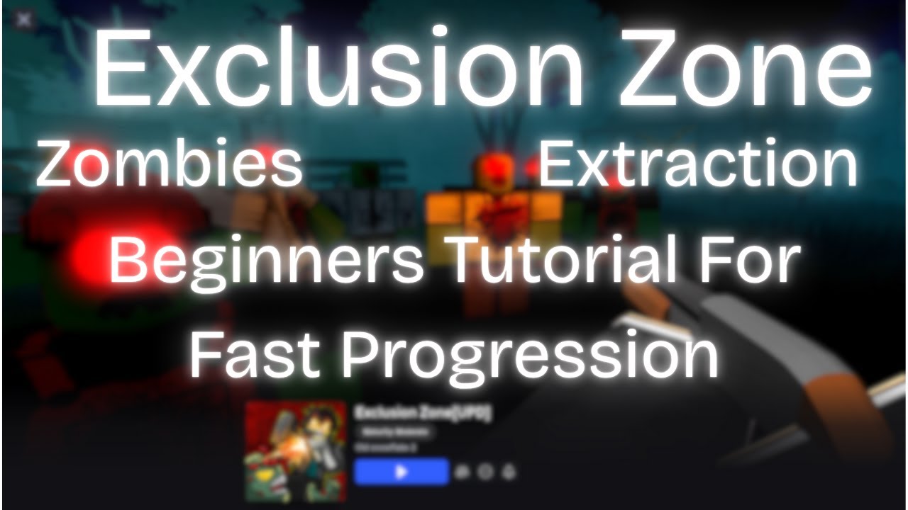 New Zombie Game: Exclusion Zone! - YouTube